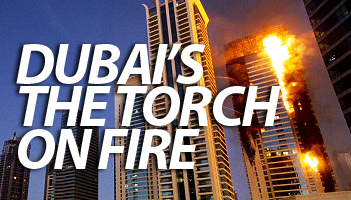 Torch Dubai, Salah Satu Menara Tertinggi Dunia Terbakar Hebat Secara ...