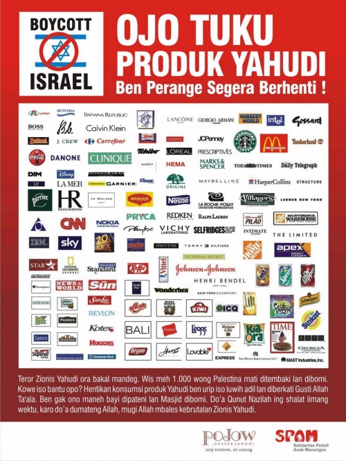 Uni Eropa Wajibkan Label Khusus Produk-Produk Zionis Israel - Eramuslim