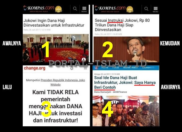 Jokowi: "Saya Hanya Beri Contoh Soal Dana Haji..." | Eramuslim