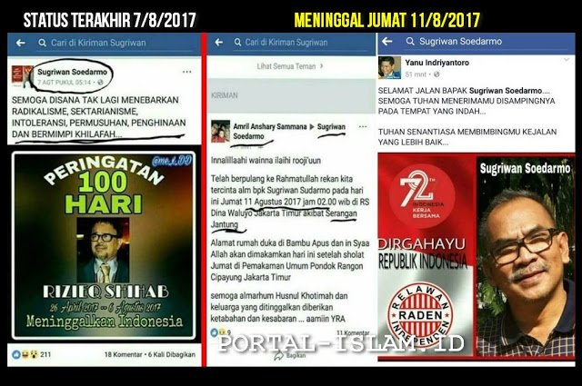 Satu Lagi Penghina Habib Rizieq Meninggal Dunia, Yang Lain Cepet Tobat ...