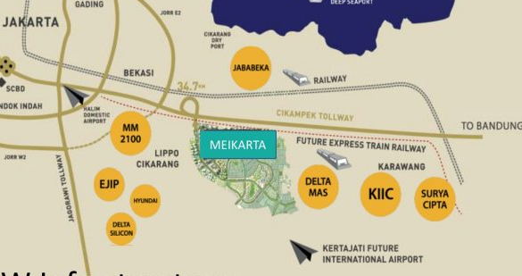 Meikarta Akan Difasilitasi 6 Proyek Infrastruktur Yang Dibiayai Dana ...